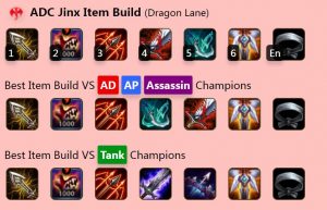 League of Legends Mobile Jinx Runes and Items Recommendation – LOL Mobile